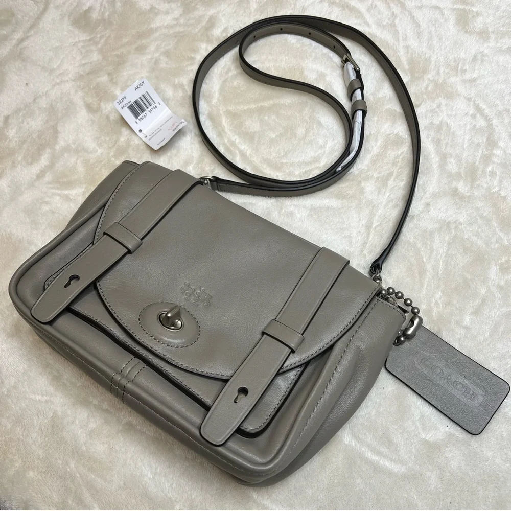 Coach | Bags | Coach Bleecker Leather Mini Brooklyn Messenger Bag 32279 ...